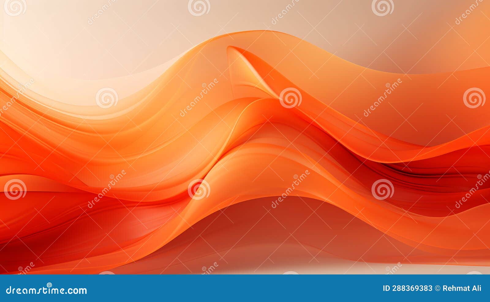 Abstract Colorful Orange Curve Background Stock Illustration ...