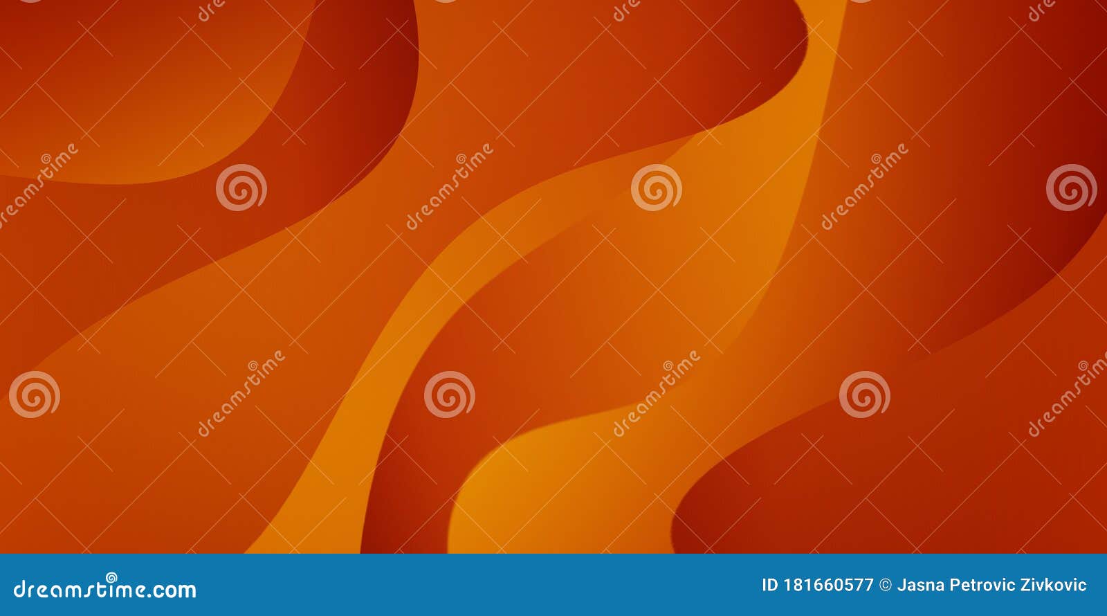 Abstract Colorful Orange Curve Background Stock Illustration ...