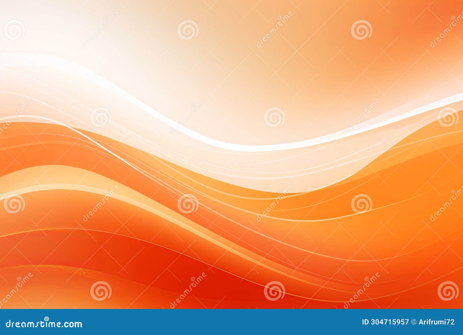 Abstract Colorful Orange Gradient Wave Shapes Background, Vibrant 3d ...