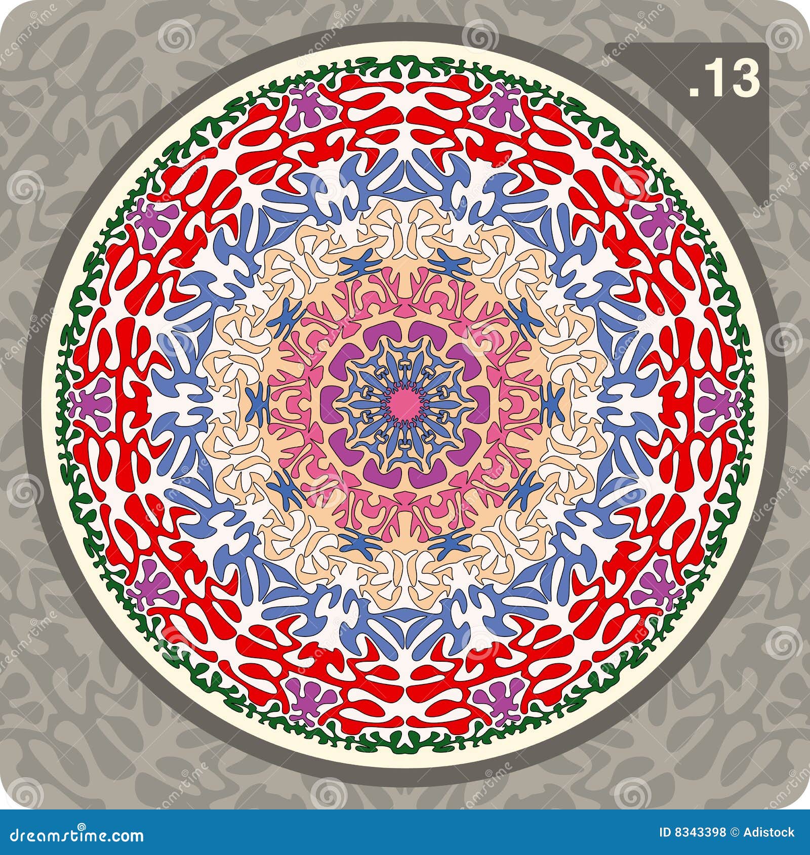 Abstract Colorful Ornament. Vector. Stock Vector - Illustration of ...