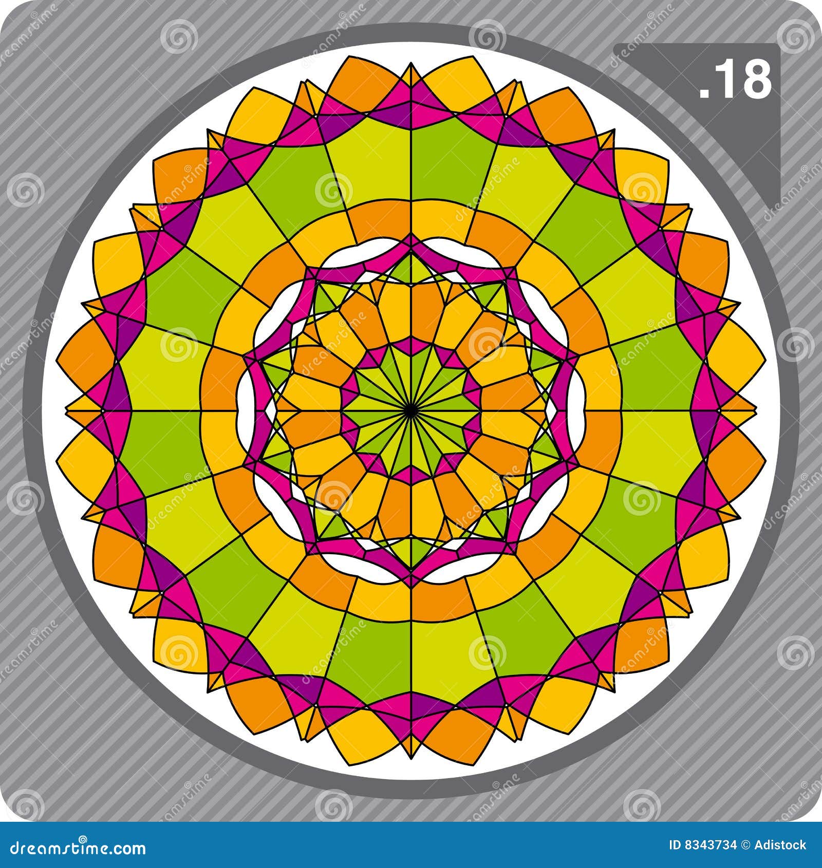 Abstract Colorful Ornament. Vector. Stock Vector - Illustration of ...