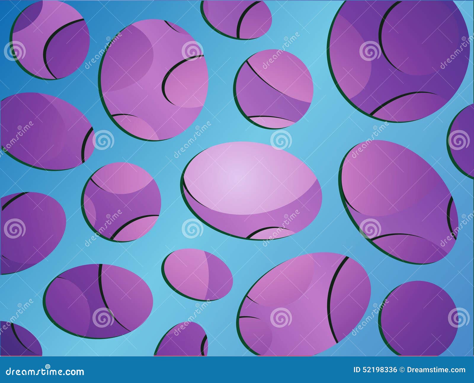 Abstract Colorful Oval Background. Vector Wallpaper Stock Vector ...