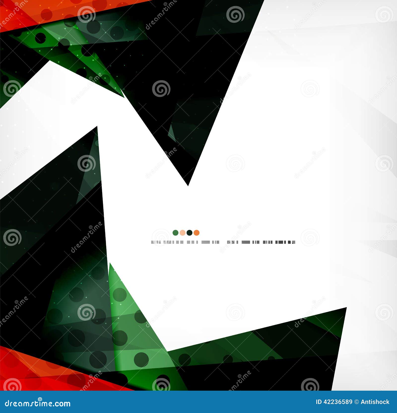 Abstract Colorful Overlapping Composition Stock Vector - Illustration ...