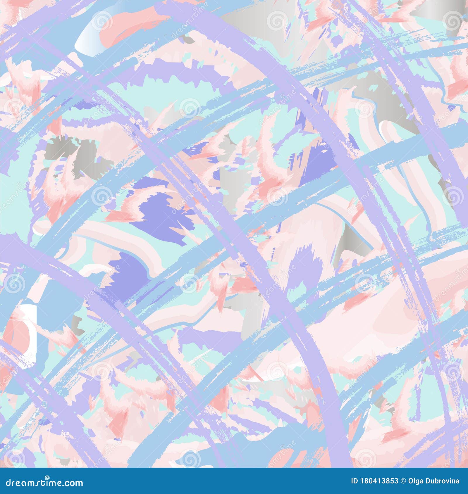 Abstract Colorful Paint Brush and Strokes, Scribble Lines Pattern ...