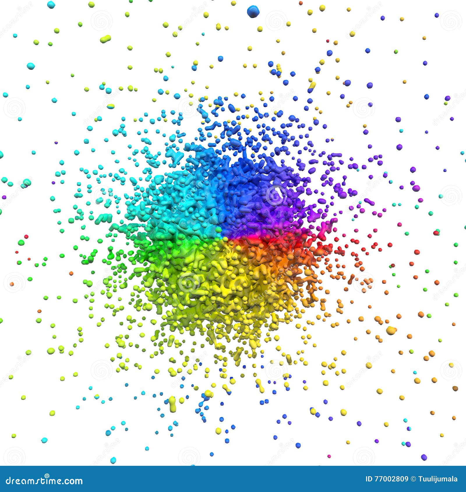 Abstract Colorful Paint Burst Stock Illustration - Illustration of ...