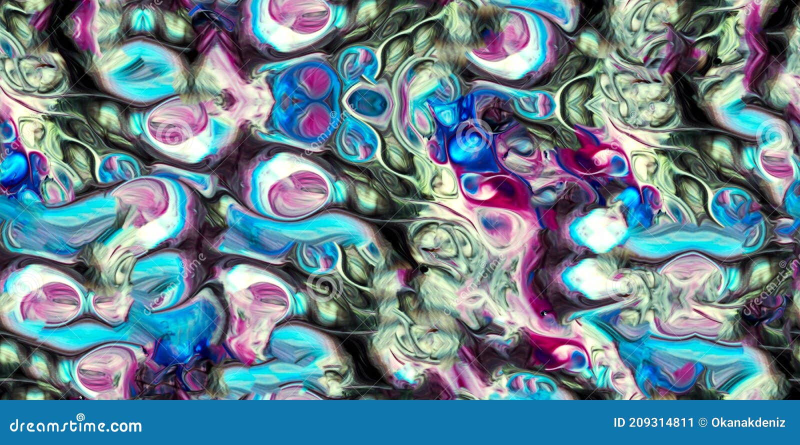 Abstract Colorful Paint Surreal Samless and Tileable Background Stock ...