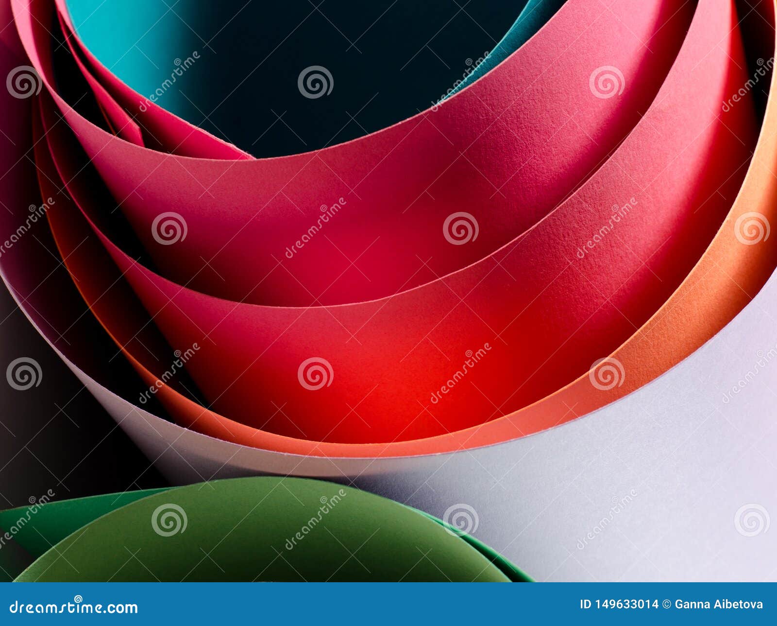 Abstract Colorful Paper Background. Colored Paper Backdrop Stock Photo ...