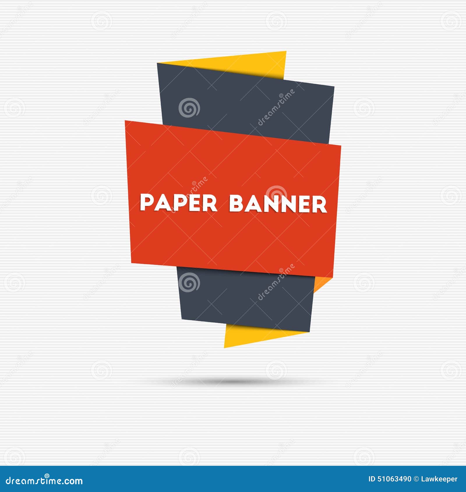 Abstract Colorful Paper Banner Stock Vector - Illustration of brochure ...