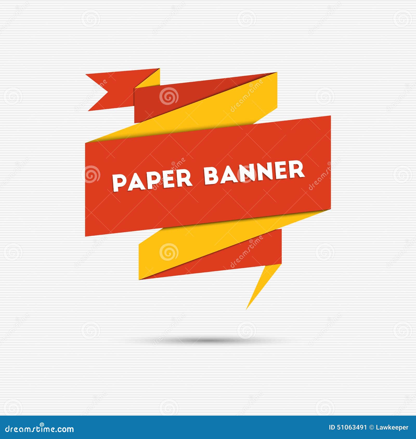 Abstract Colorful Paper Banner Stock Vector - Illustration of frame ...