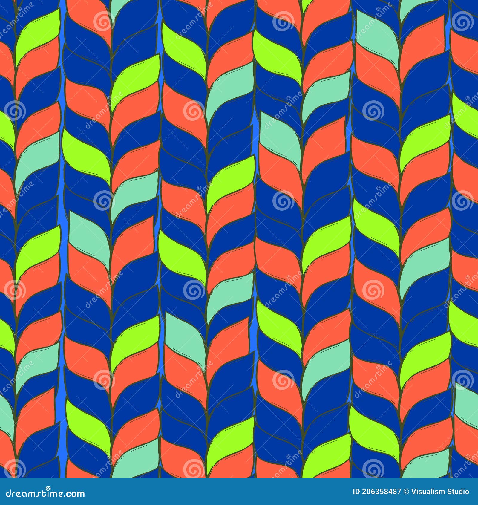 Abstract Colorful Parallelogram Green Pattern with Geometric Minimalist ...