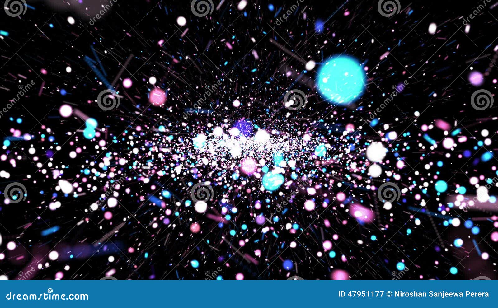 Abstract Colorful Particle Background Animation Stock Video - Video of ...