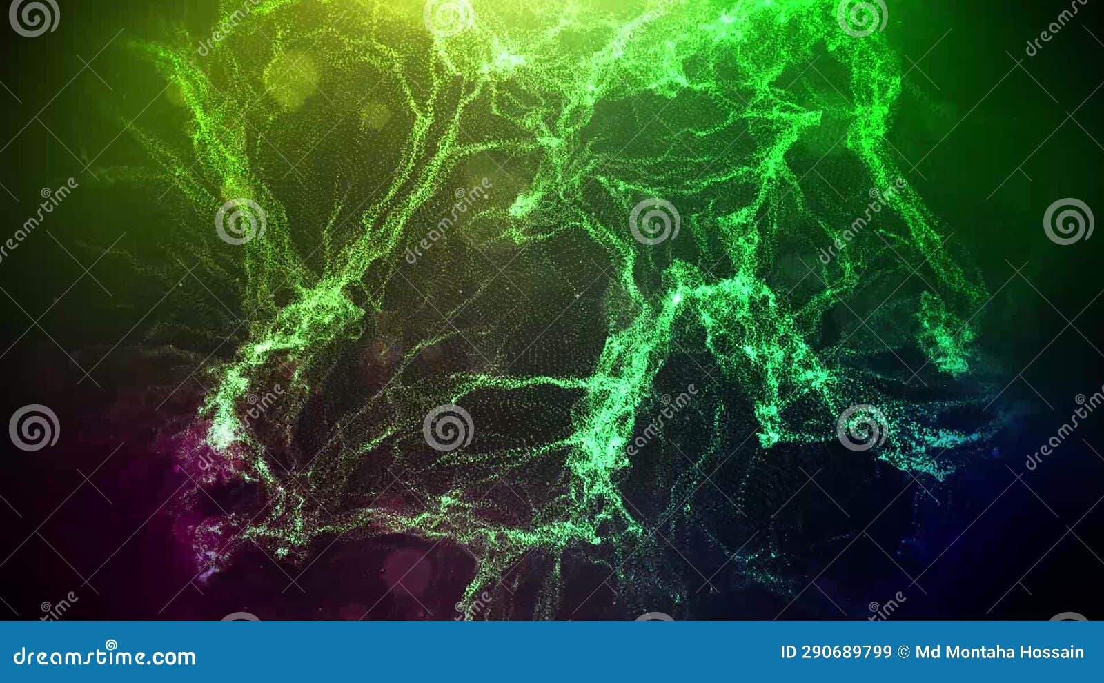 Abstract Colorful Particles Explosion. Beautiful Splashes of Particles ...