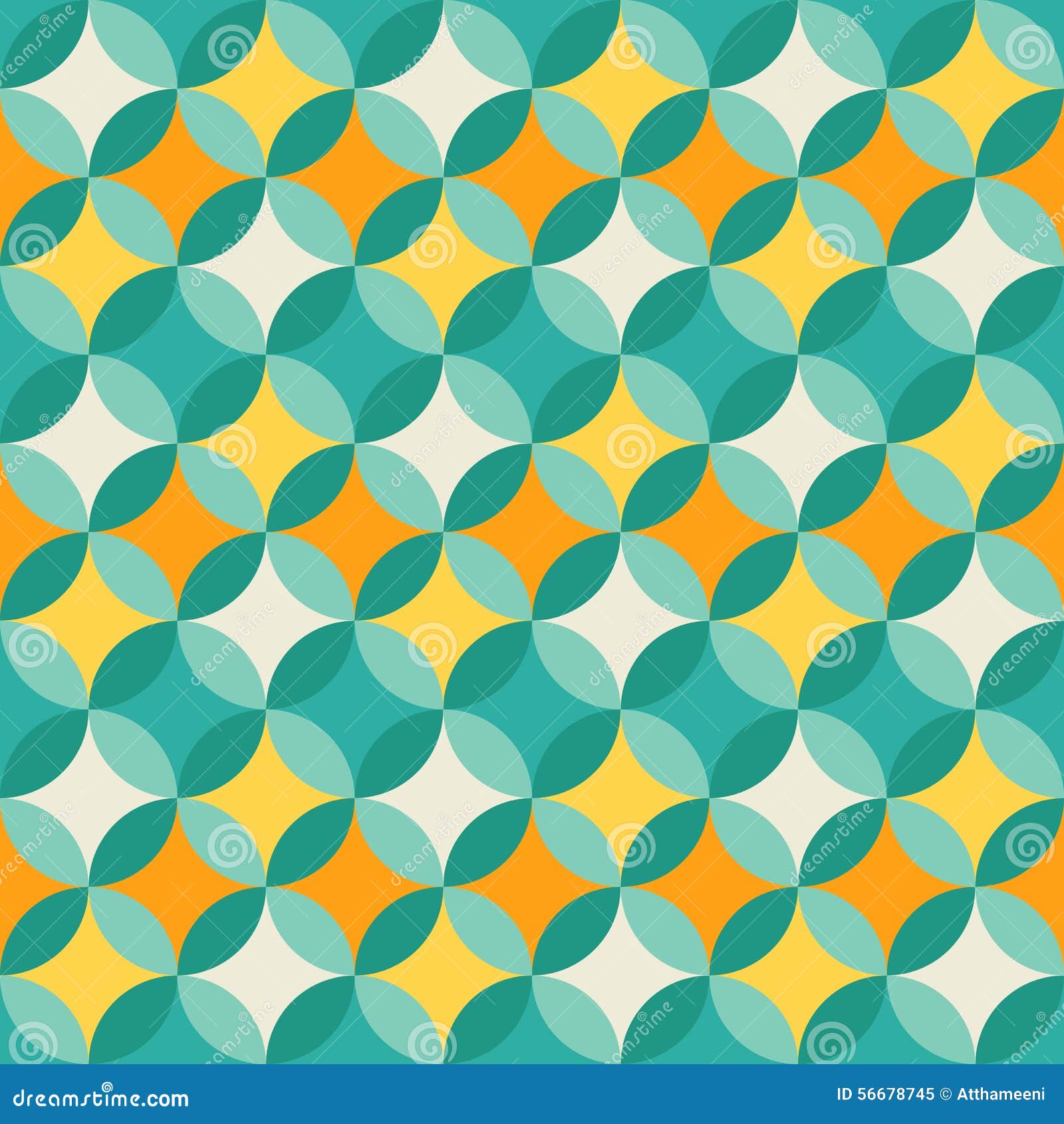 Pastel Colored Geometric Pattern