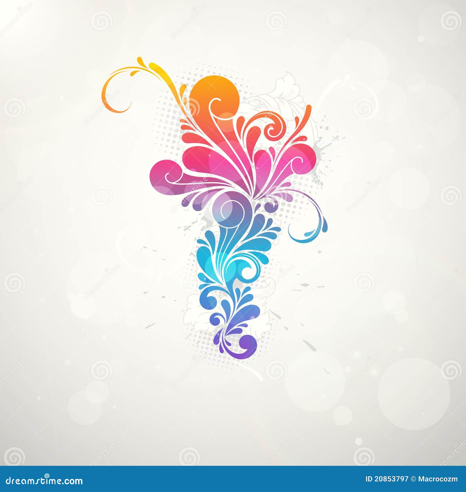 Abstract Colorful Pattern Splash Symbol Stock Vector - Illustration of ...