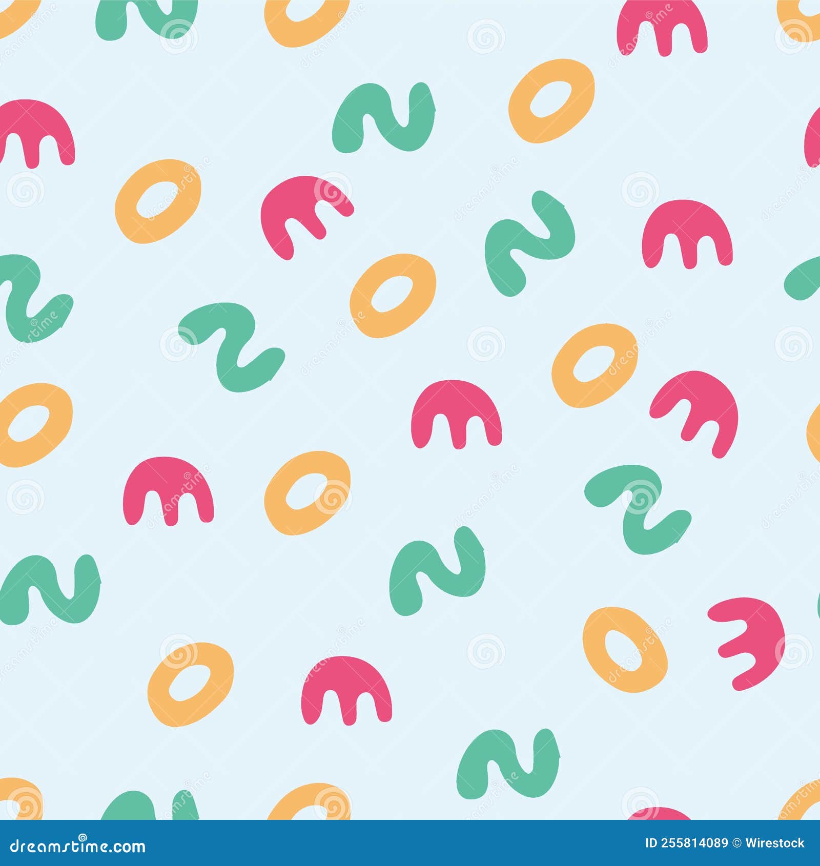 Abstract Colorful Patterns on a Pastel Background - Great for ...