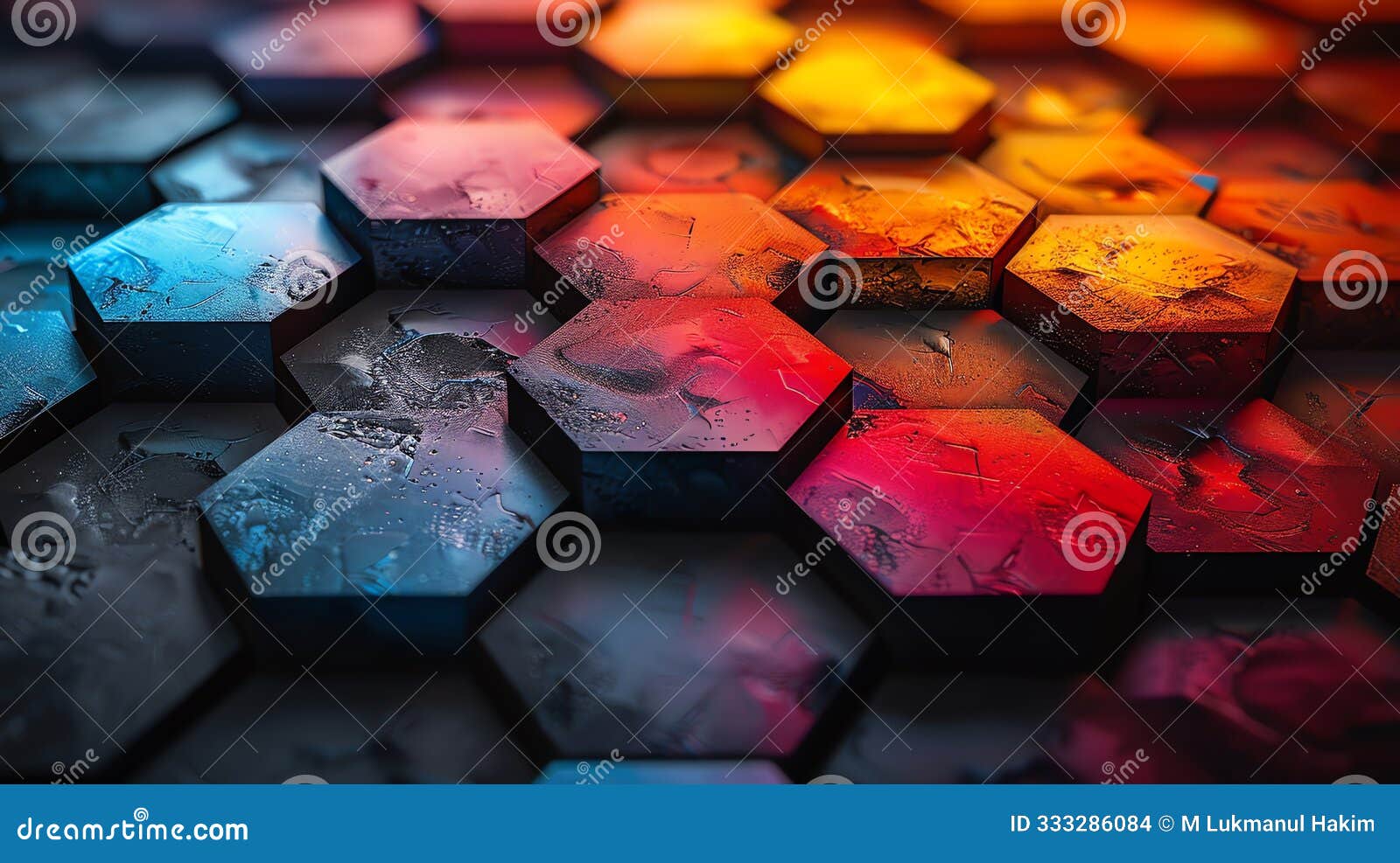 Abstract Colorful Pentagon Close-up Texture Pattern Wallpaper Stock ...