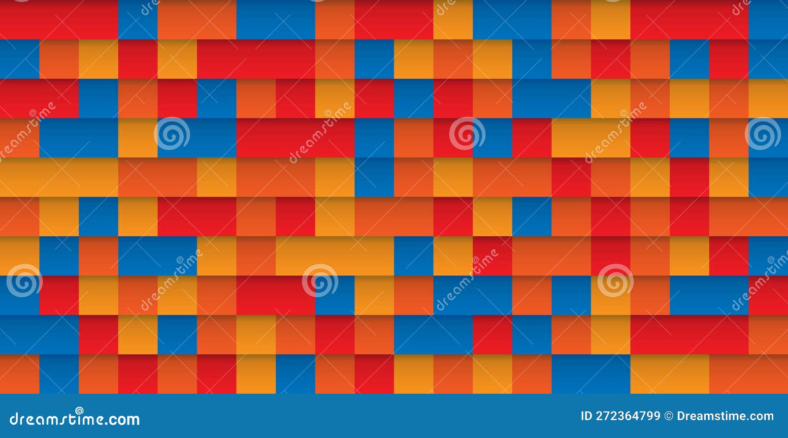 Abstract Colorful Pixelated Surface Pattern with Random Colored Orange ...