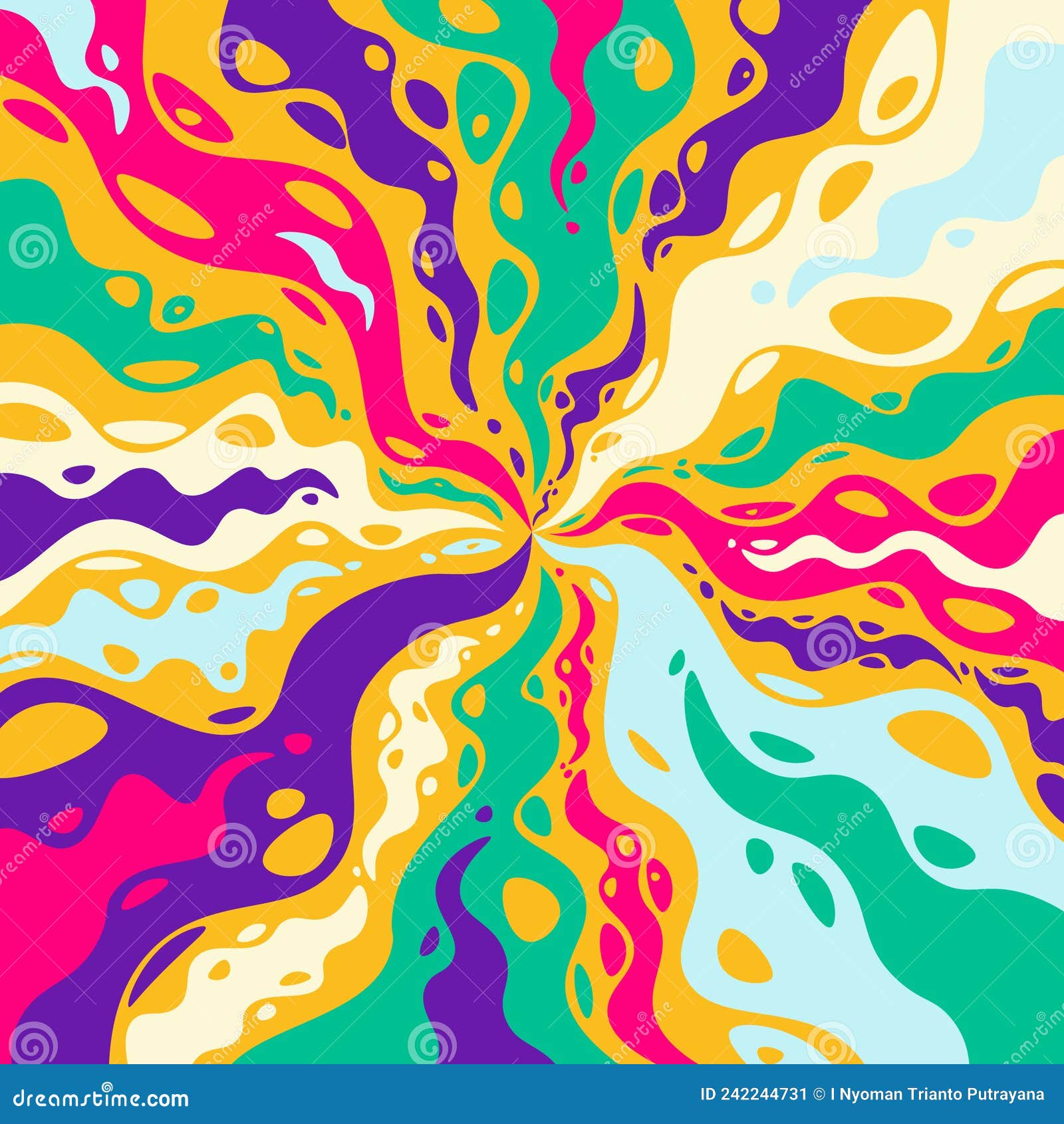 Abstract Colorful Psychedelic Groovy Background. Stock Vector ... Abstract Colorful Psychedelic Groovy Background. Stock Vector ...