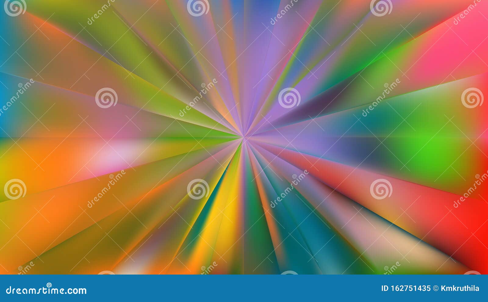 Abstract Colorful Radial Background Design Stock Vector - Illustration ...
