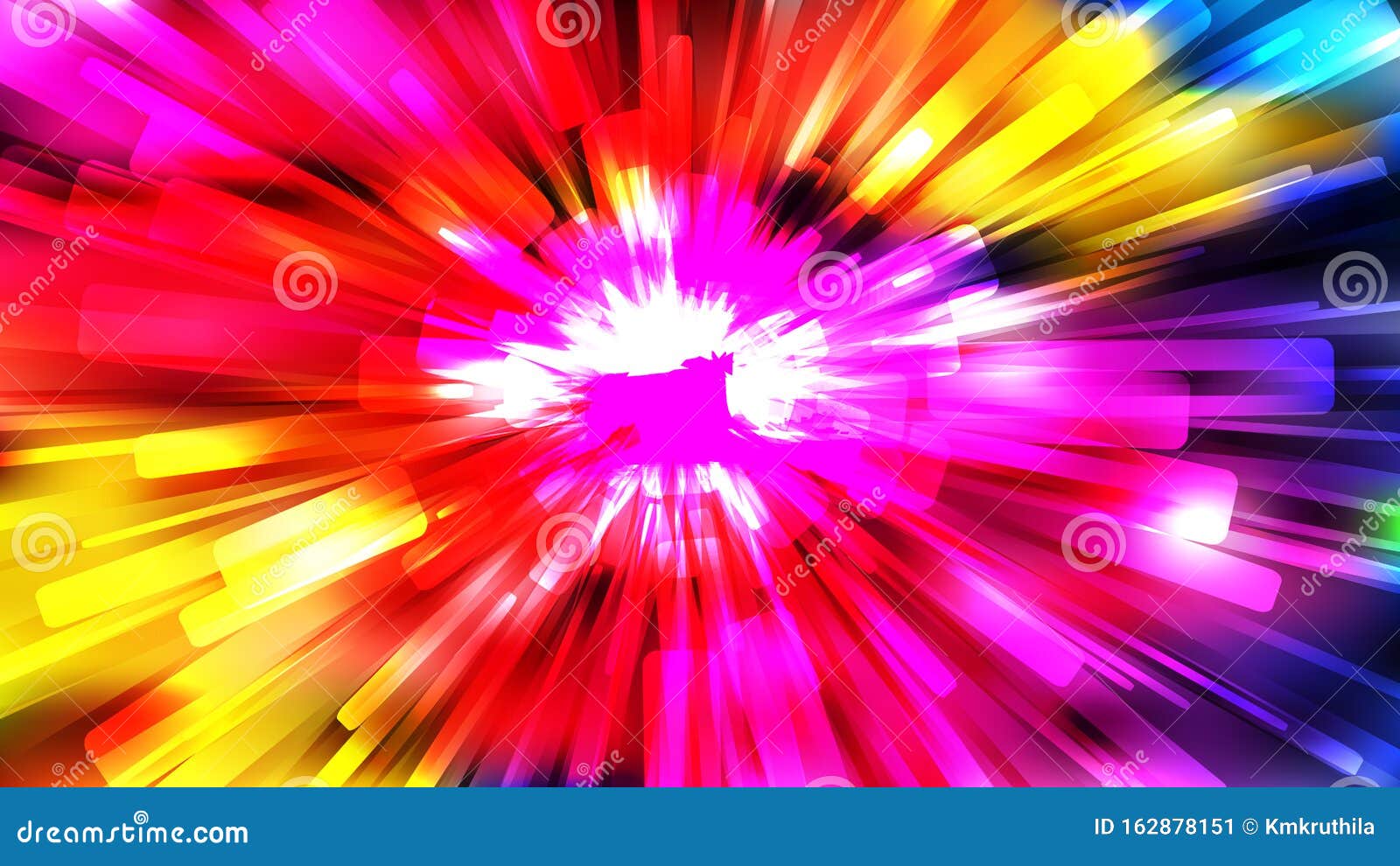 Abstract Colorful Radial Explosion Background Design Template Stock ...