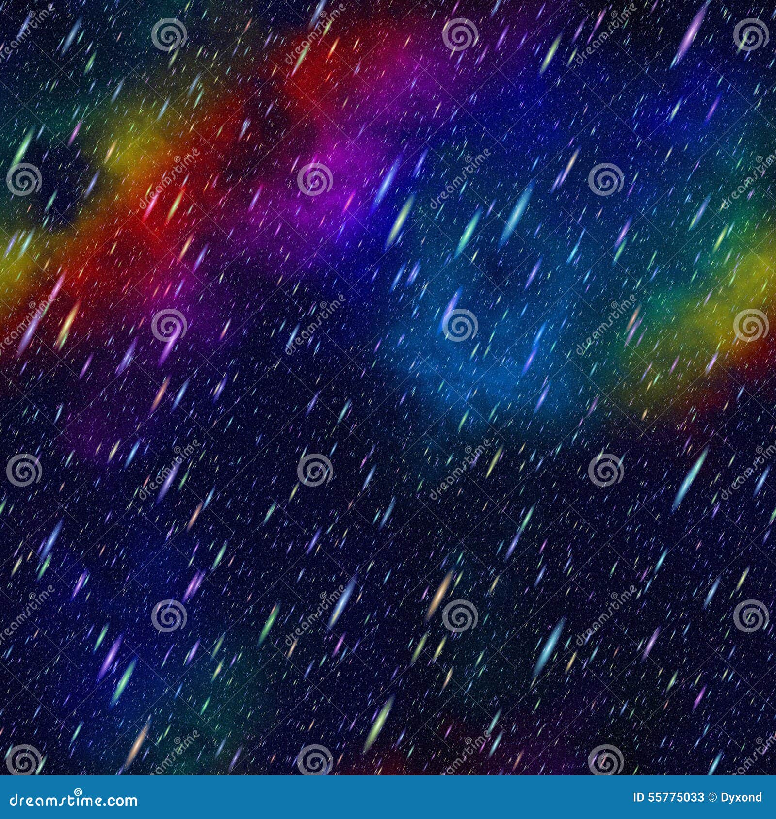 Abstract colorful rain. stock illustration. Illustration of rainfall ...