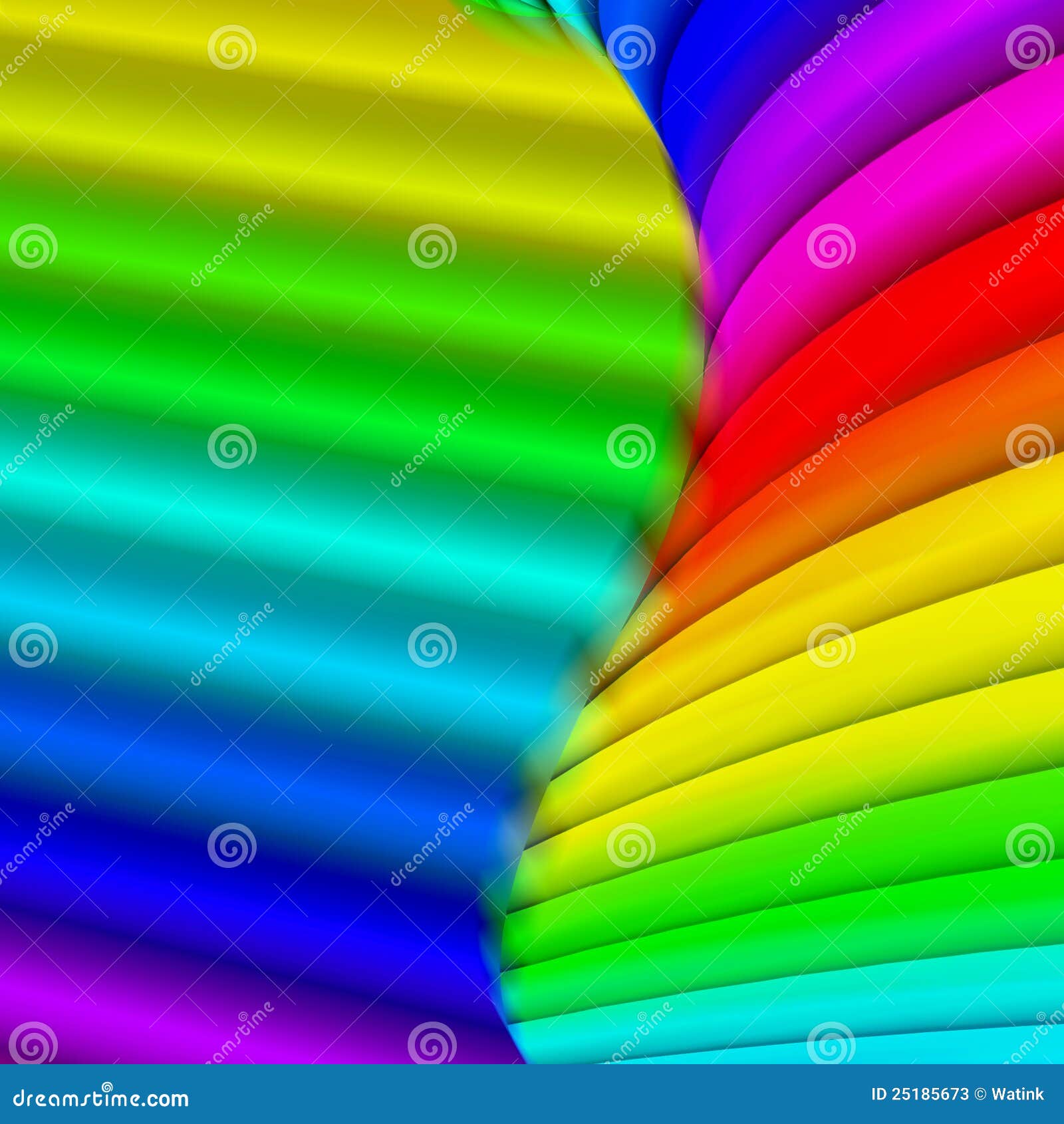 Abstract Colorful Rainbow Background Stock Illustration - Illustration ...