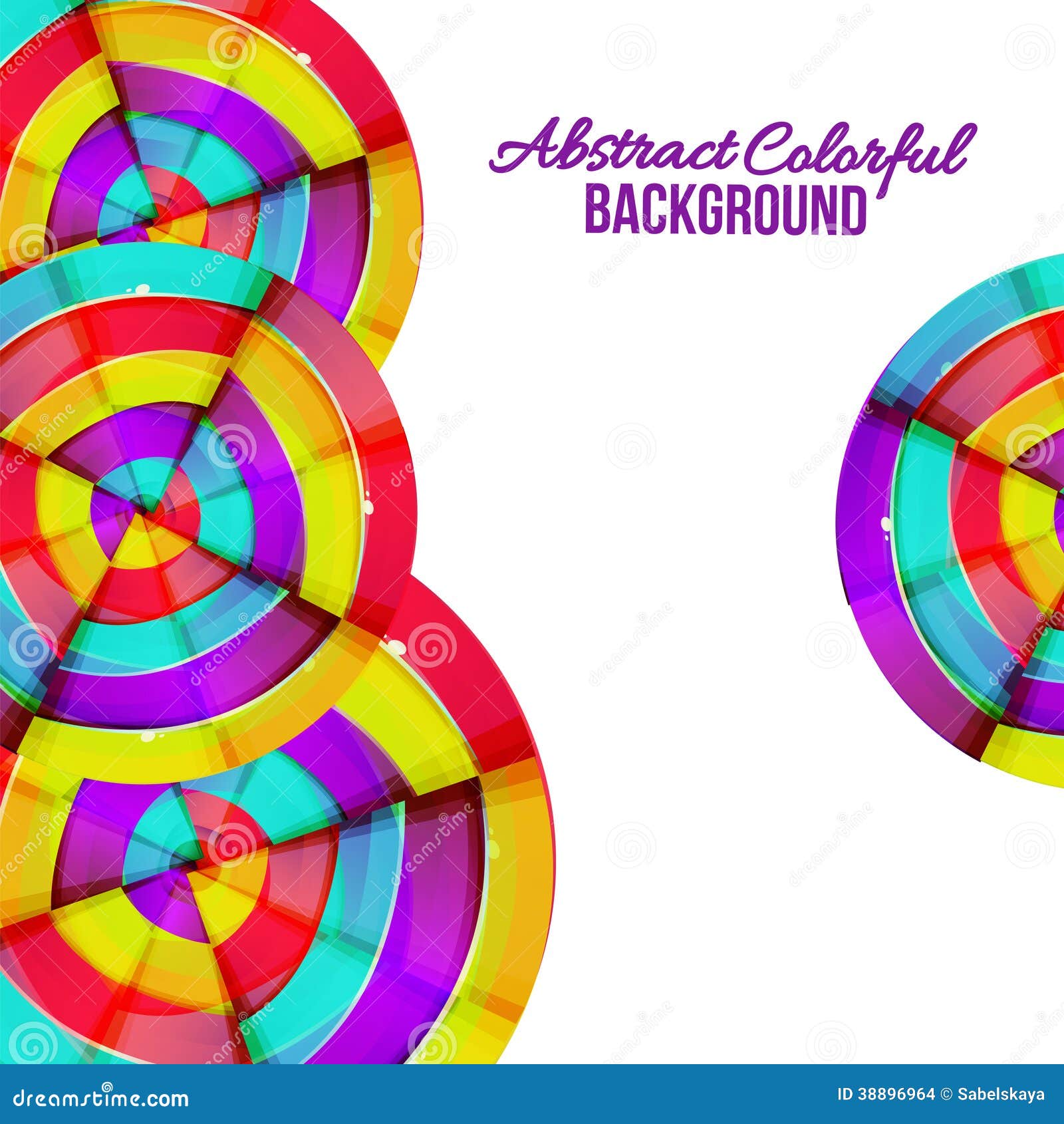 Abstract Colorful Rainbow Curve Background Design. Stock Vector ...