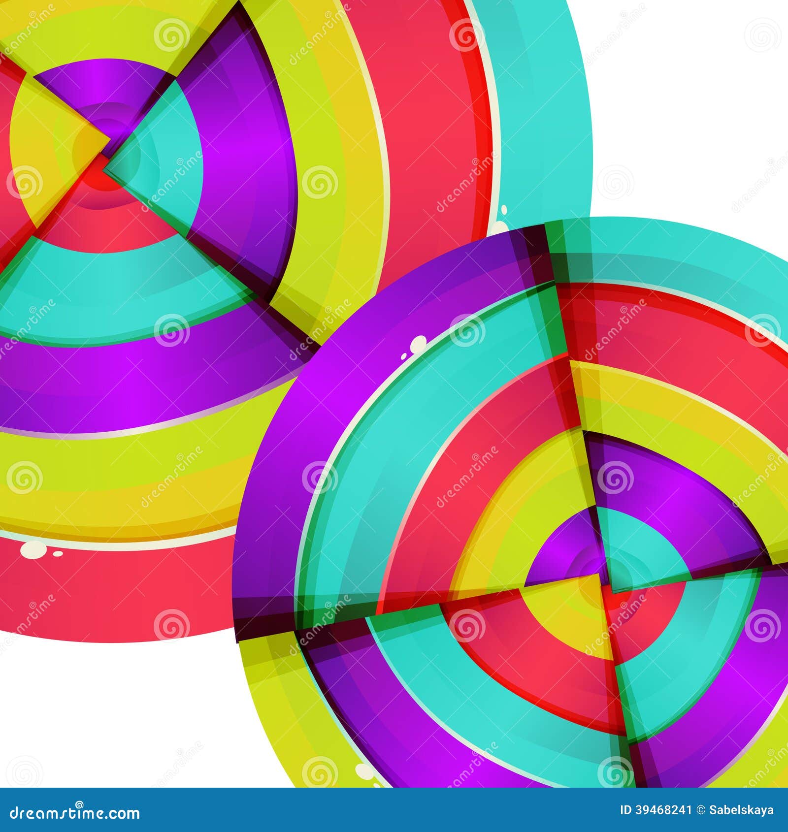 Abstract Colorful Rainbow Curve Background Design Stock Vector