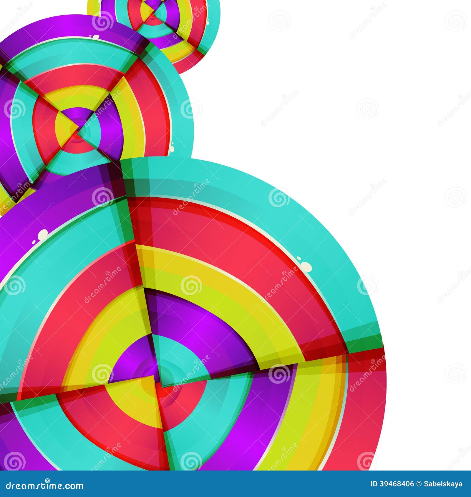 Abstract Colorful Rainbow Curve Background Design. Stock Vector ...
