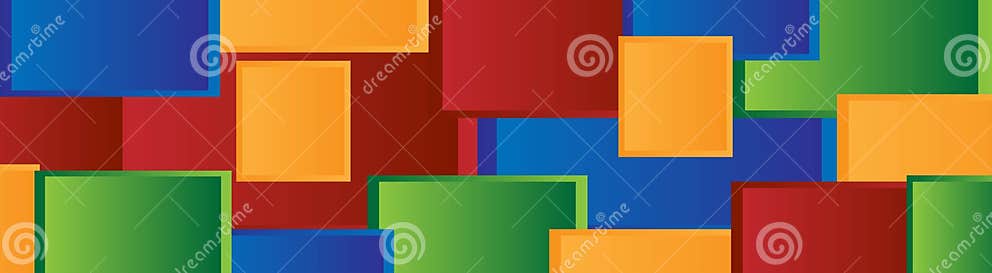 Abstract Colorful Rectangular Shapes Modern Background Stock ...