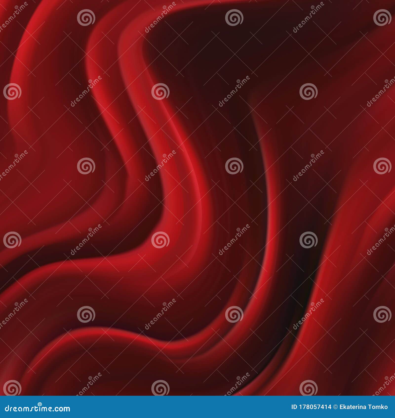Abstract Colorful Red Fluid Background. Layout for Presentation. Red ...