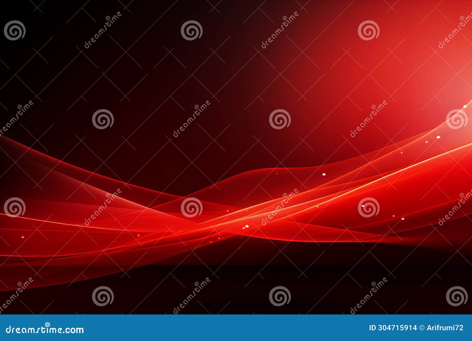 Abstract Colorful Red Gradient Wavy Shapes Background, Vibrant 3d ...