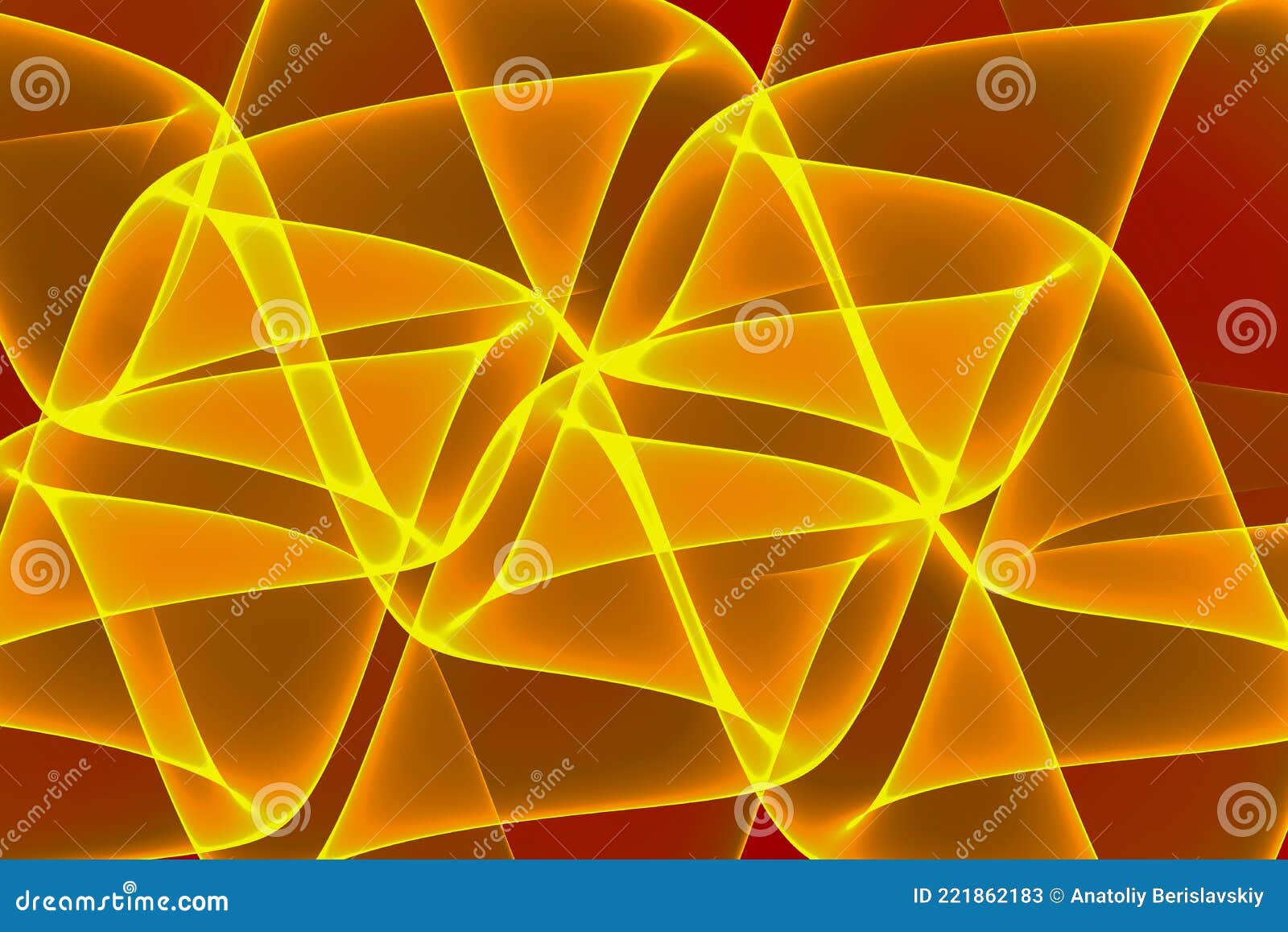 Abstract Colorful Red Orange and Yellow Wave Background Stock ...
