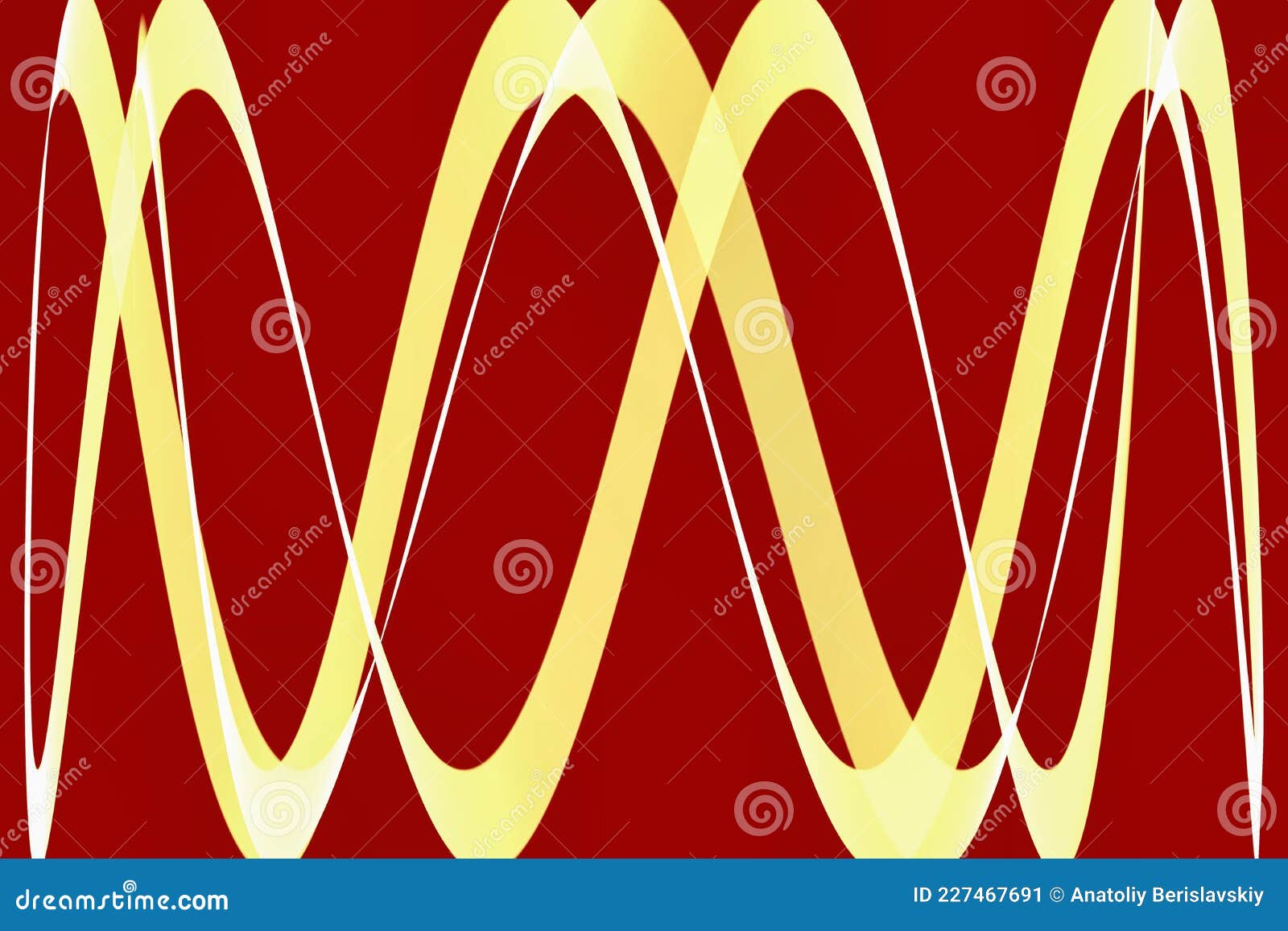 Abstract Colorful Red Orange and Yellow Wave Background Stock ...