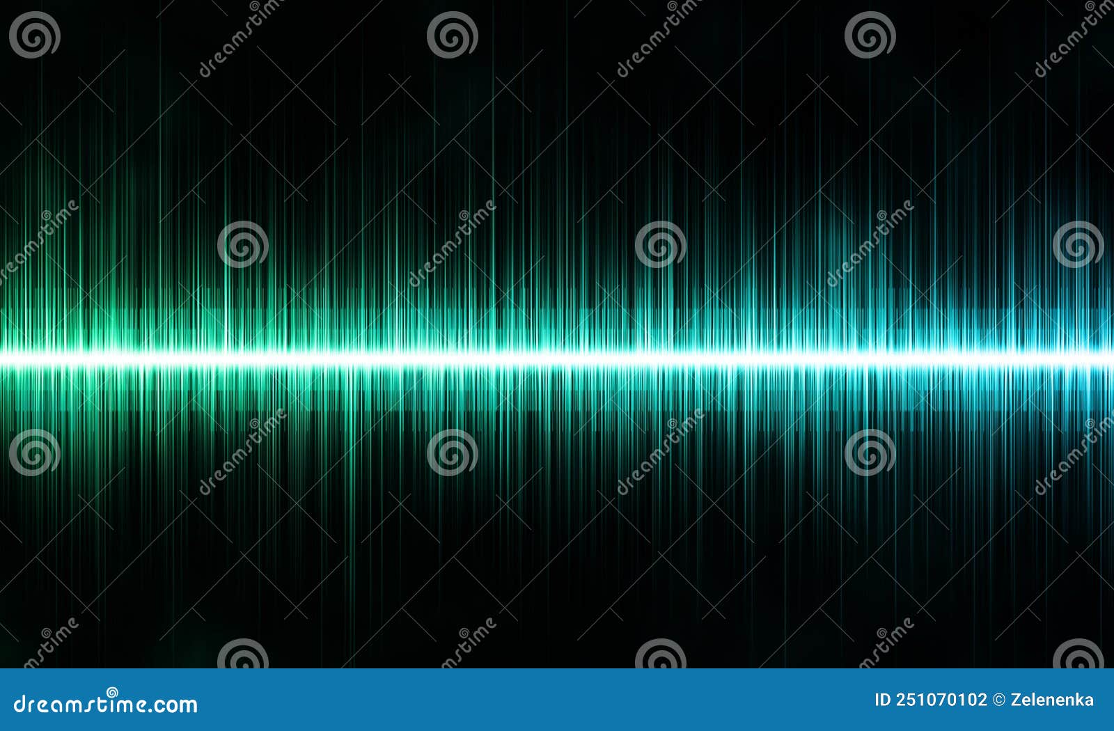 Abstract Colorful Rhythmic Sound Wave. Concept of Voice Recognition ...