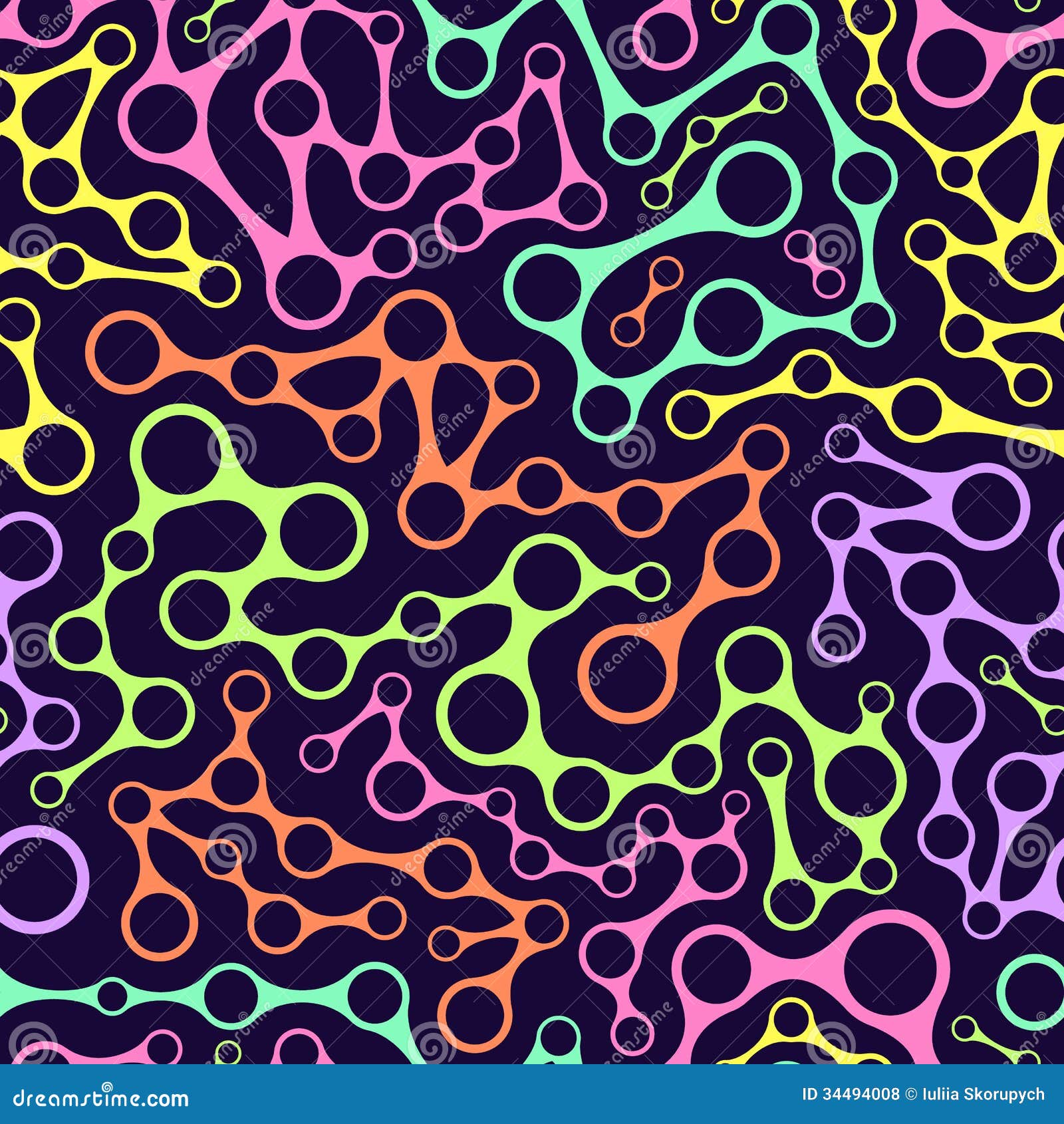 Abstract Colorful Seamless Pattern Stock Vector - Illustration of ...