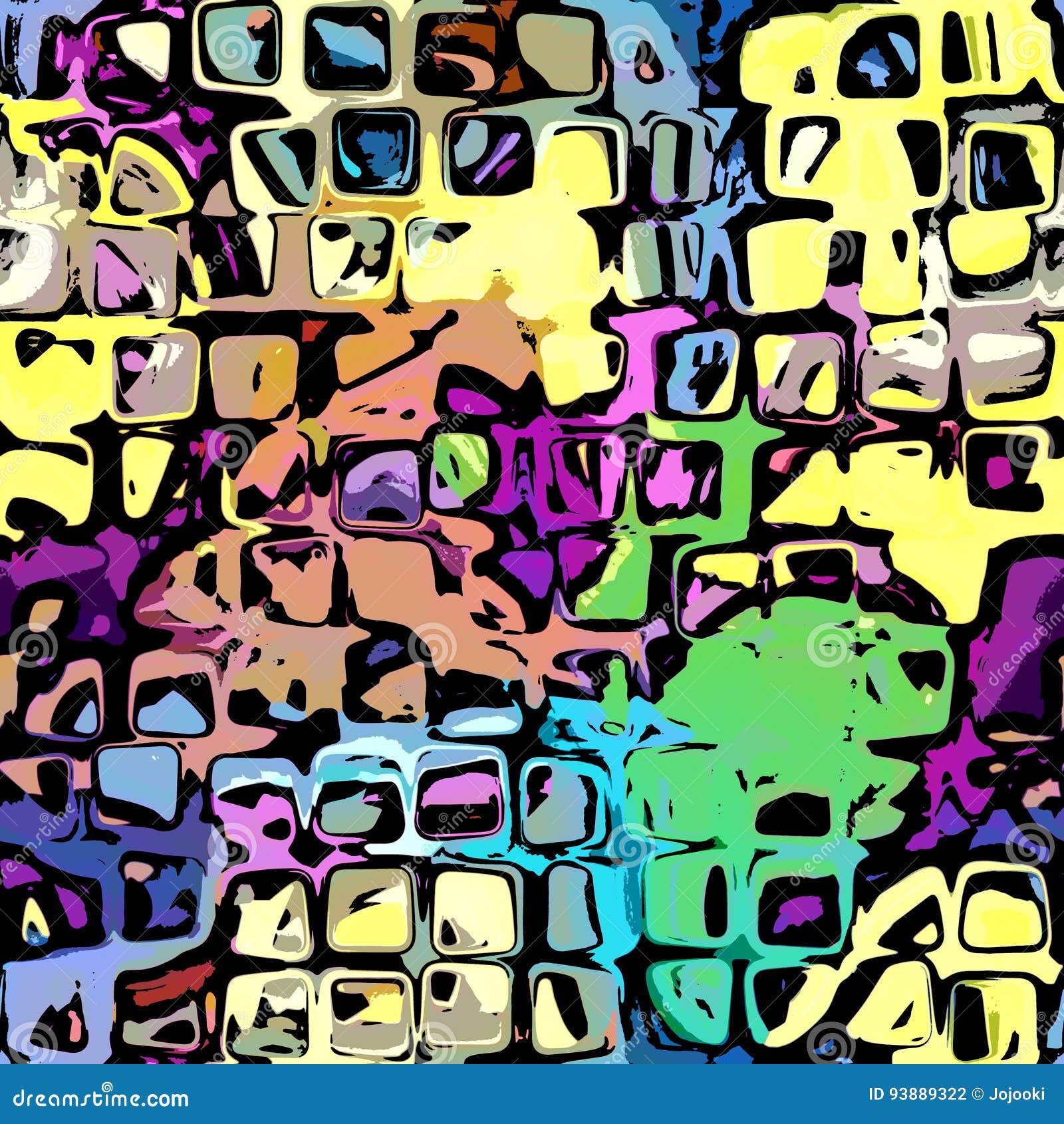 Abstract Colorful Seamless Texture Stock Illustration - Illustration of ...