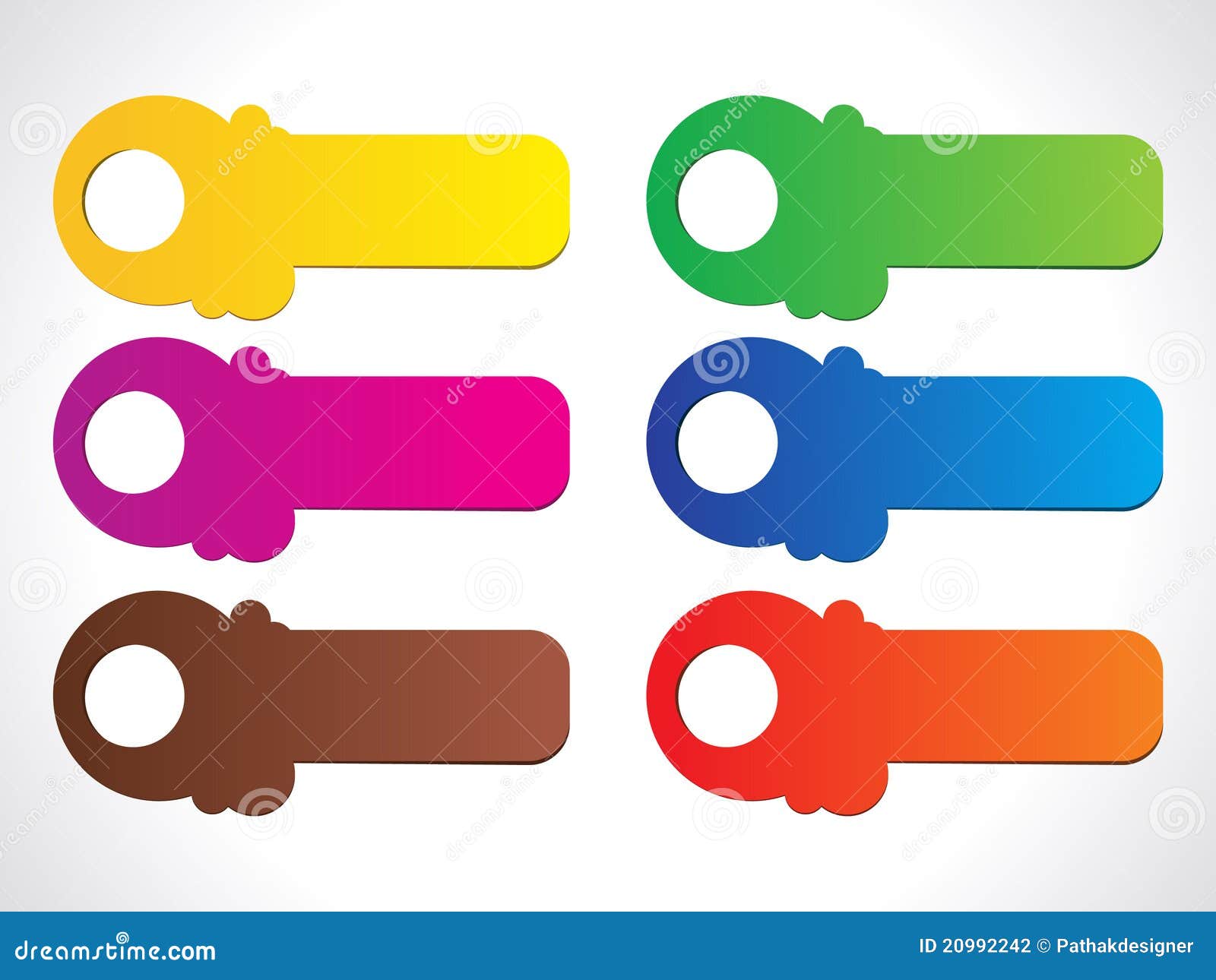 Abstract Colorful Shiny Stickers Stock Vector - Illustration of label ...