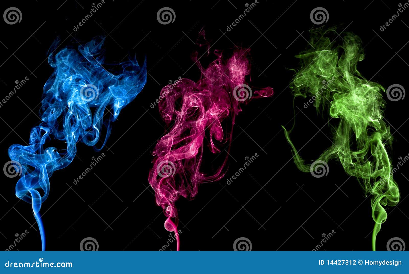 Abstract colorful smoke stock photo. Image of light, green - 14427312