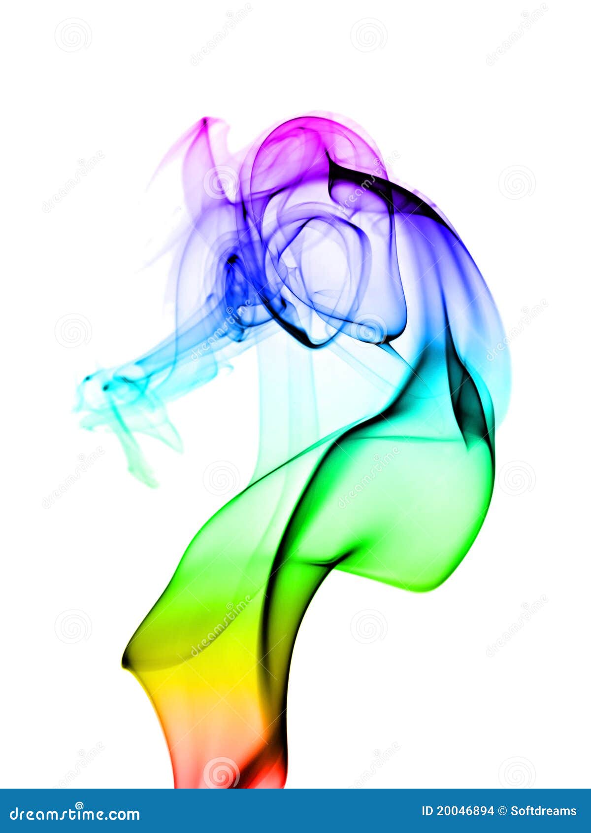 Abstract colorful smoke stock photo. Image of futuristic - 20046894