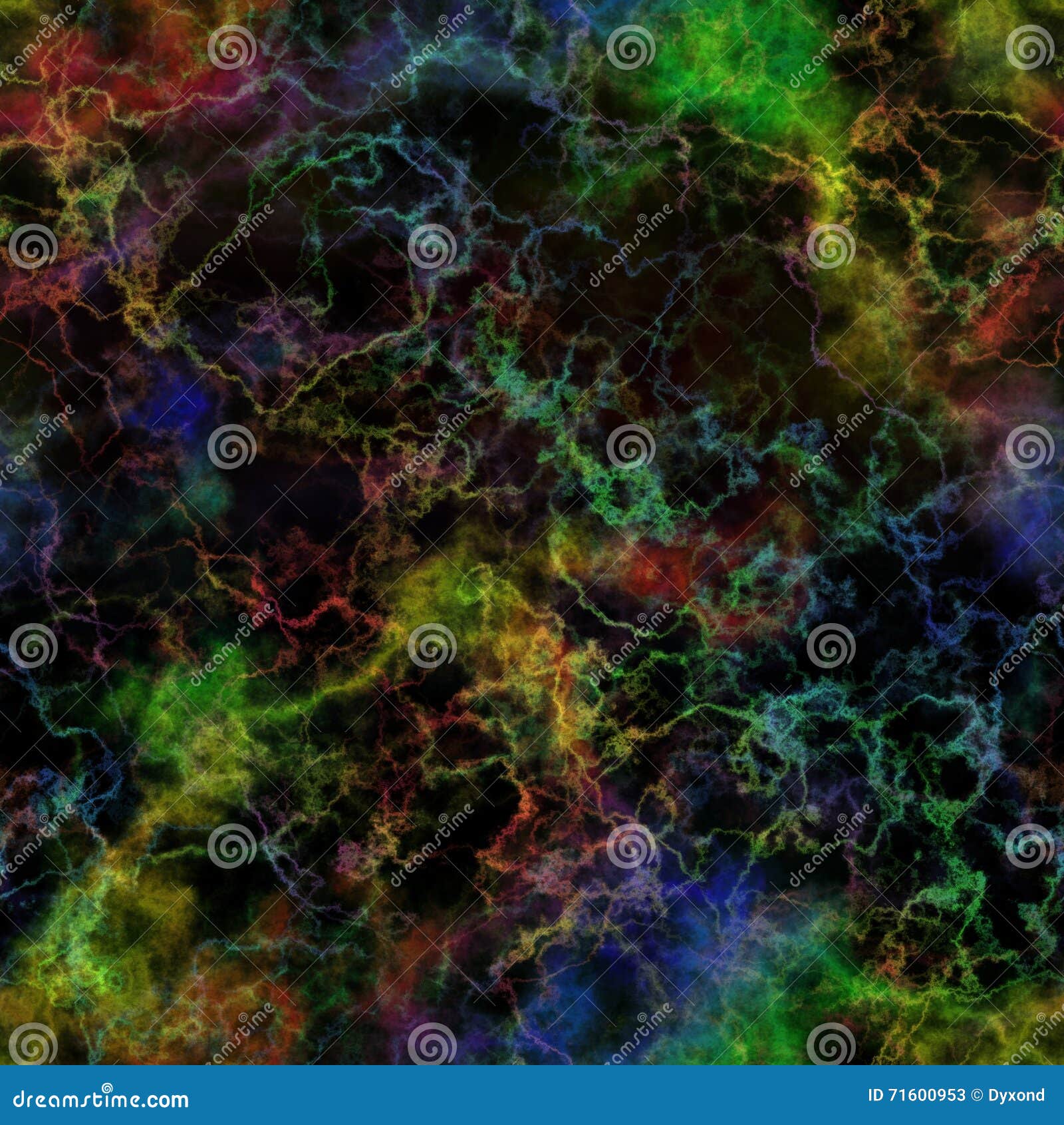 Abstract Colorful Smoke On Black Background. Multicolor Clouds. Rainbow ...