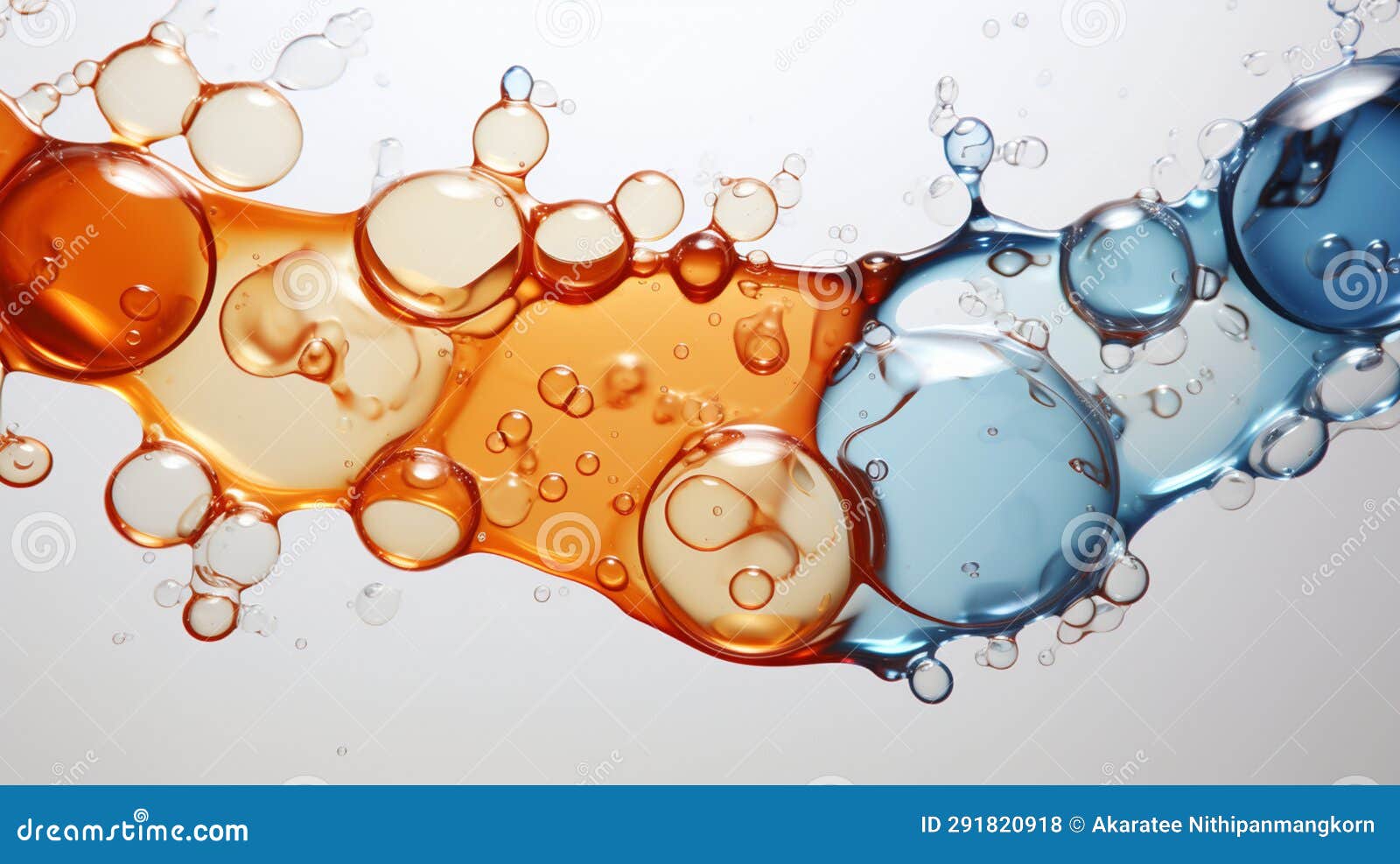 Abstract Colorful Soft Drink Bubble, Splash Effect Stock Illustration ...