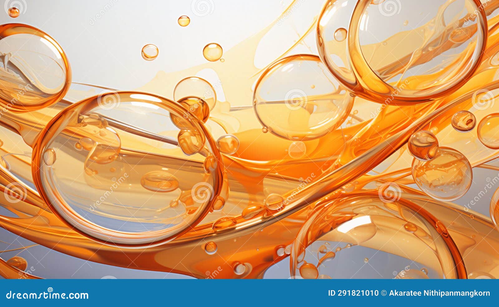 Abstract Colorful Soft Drink Bubble, Splash Effect Stock Illustration ...