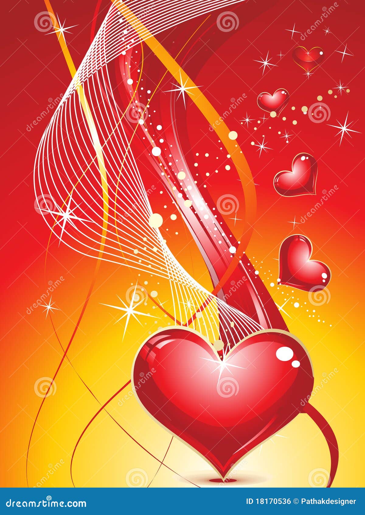 Abstract Colorful Sparckle Hearts Stock Vector - Illustration of ...