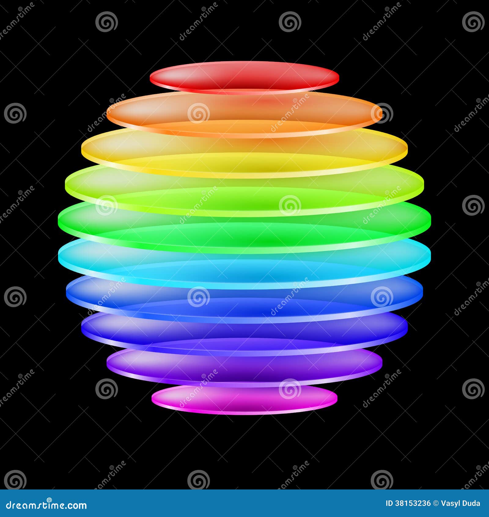 Abstract colorful sphere stock vector. Illustration of colorful - 38153236
