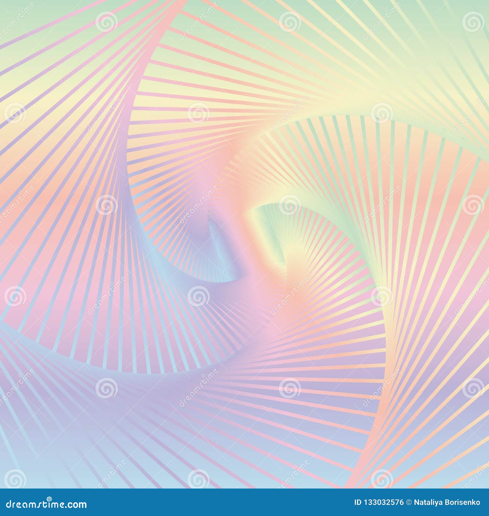 Abstract Colorful Spiral Background. Image of Twisting Lines on Stock ...