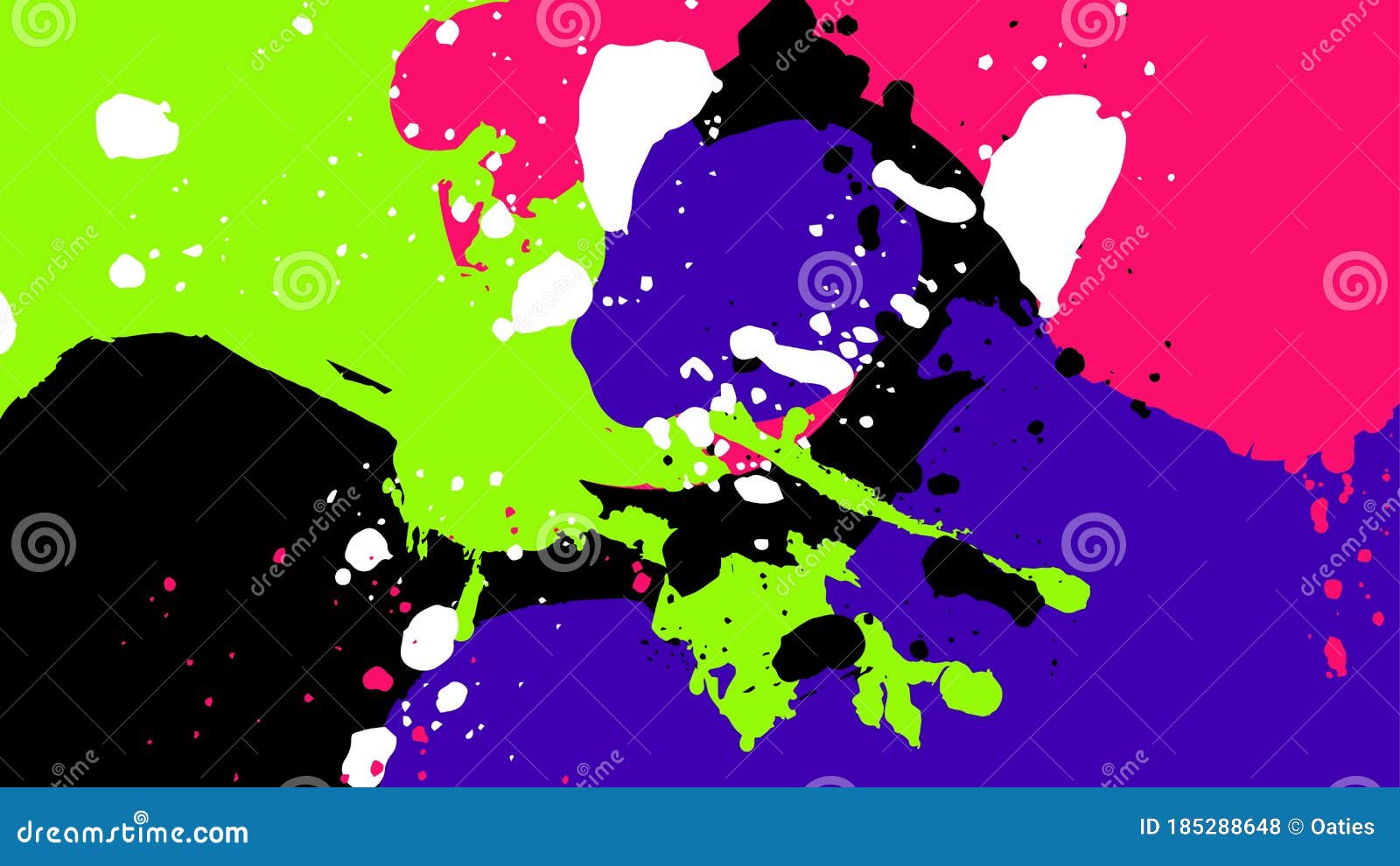 Abstract Colorful Splash Background Stock Vector - Illustration of ...