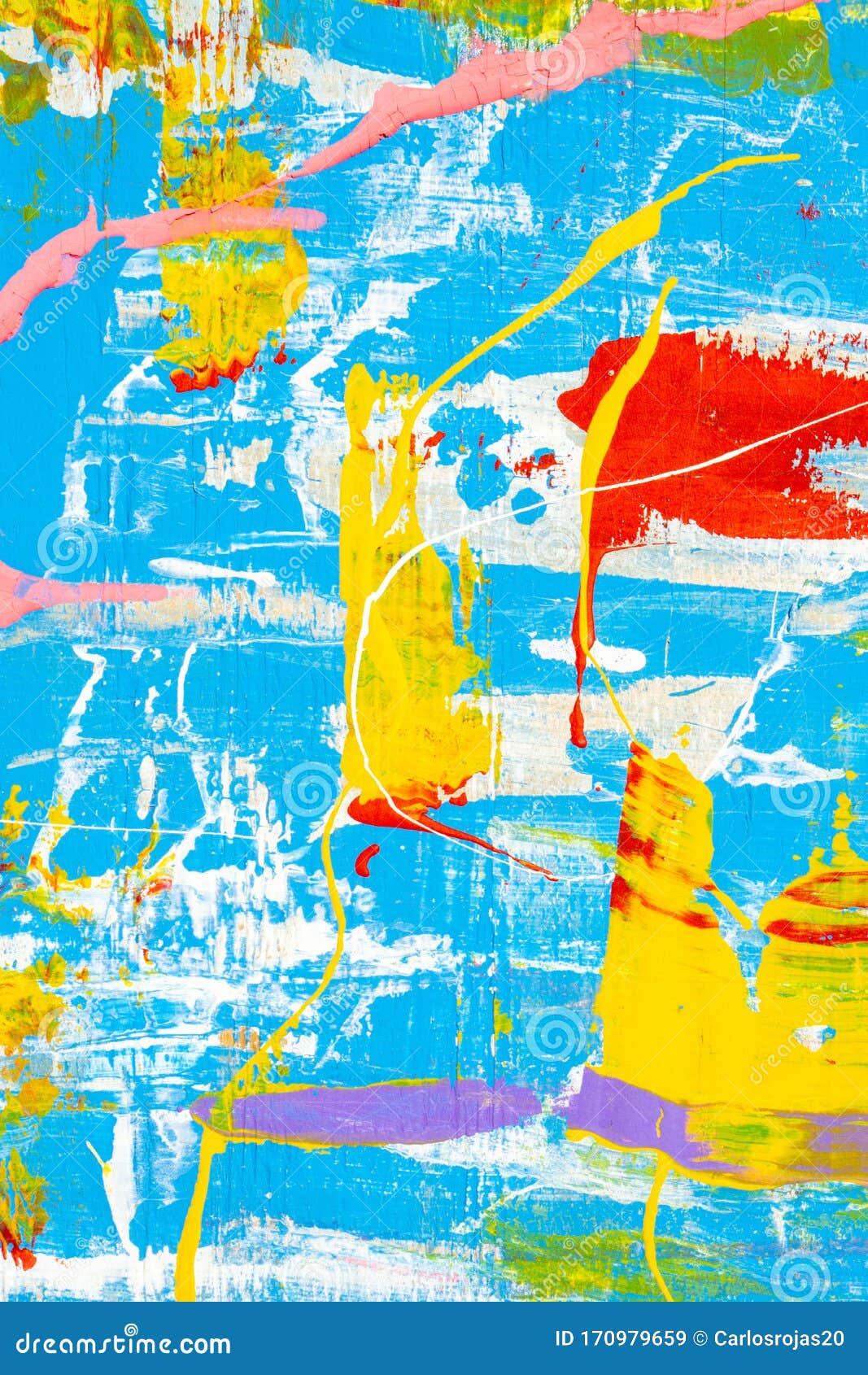 Colorful paint texture stock image. Image of creativity - 170979659