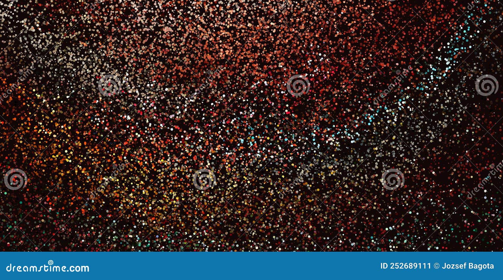 Abstract Colorful Spotted Background Design, Dark Digitally Generated ...