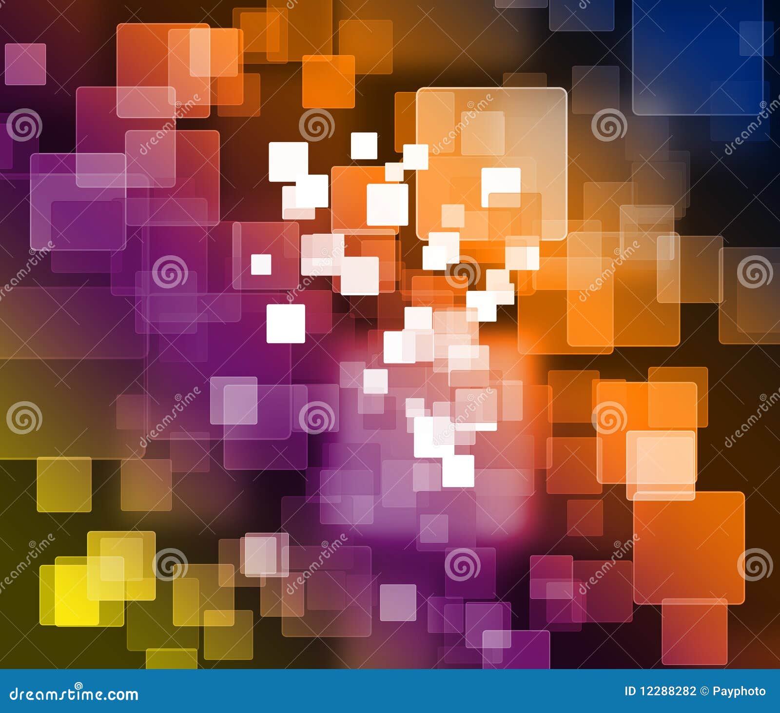 Abstract Colorful Square Background Stock Illustration - Illustration ...